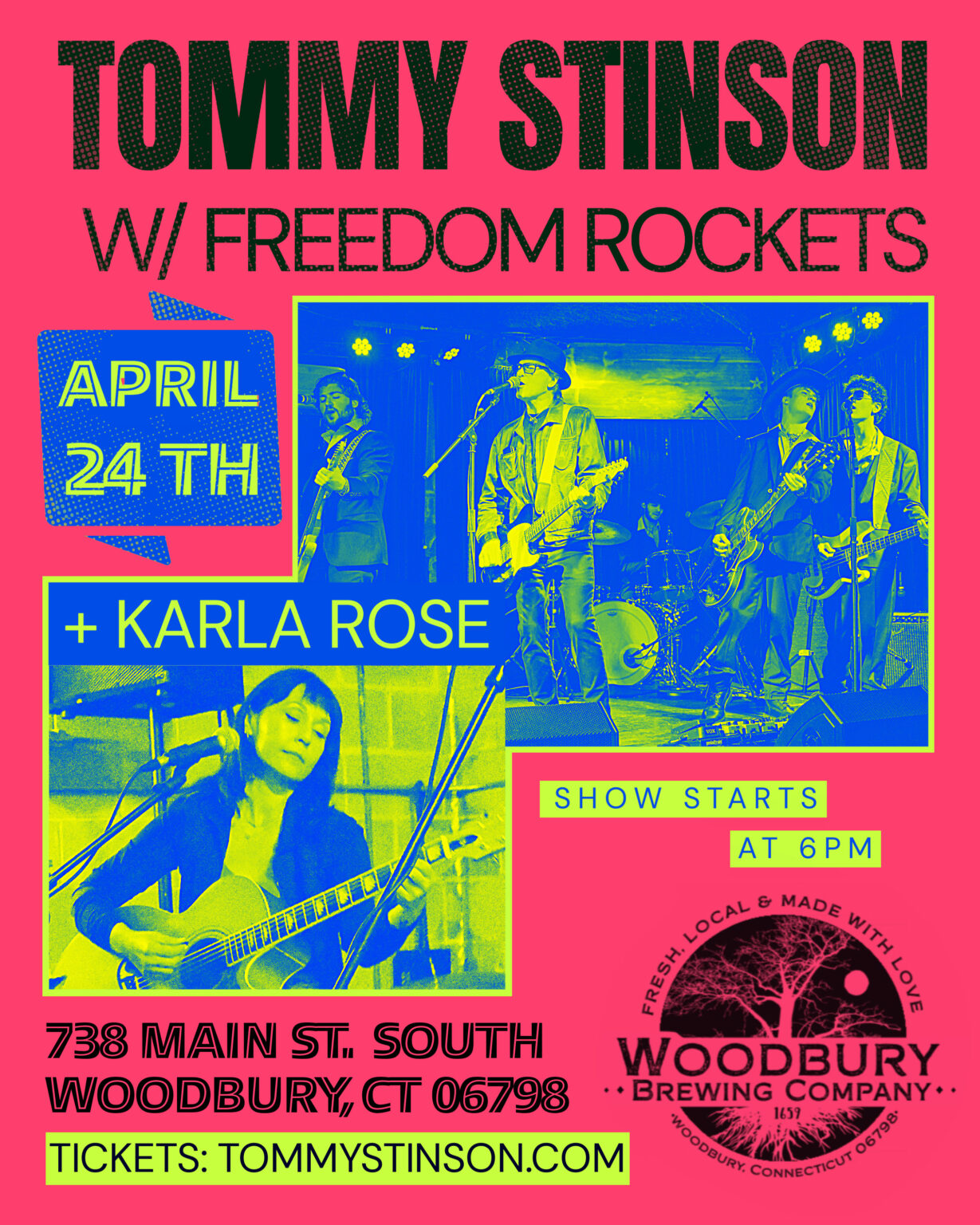 4/24 - Woodbury, CT w/ Karla Rose & Freedom Rockets - Tommy Stinson